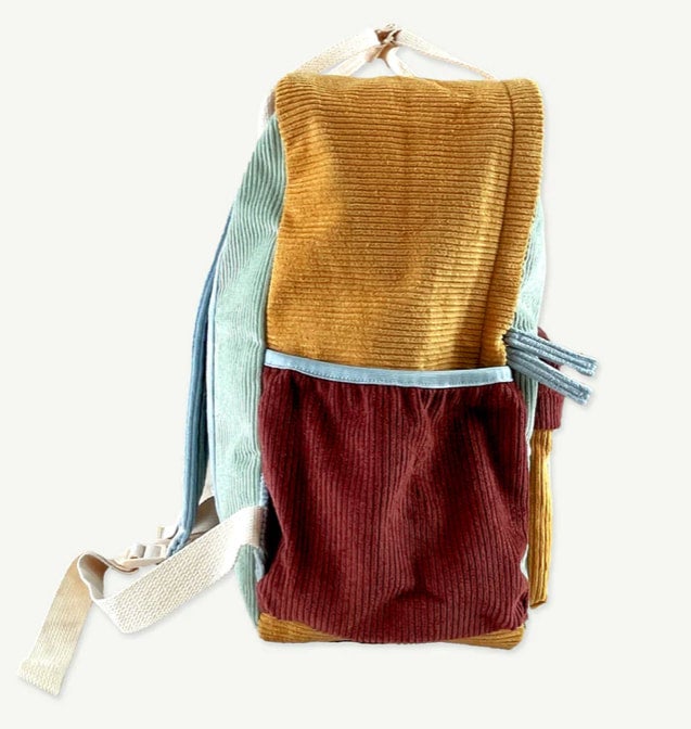 Banabae Corduroy Splice Eco Kids Backpack Reef | Native Threads